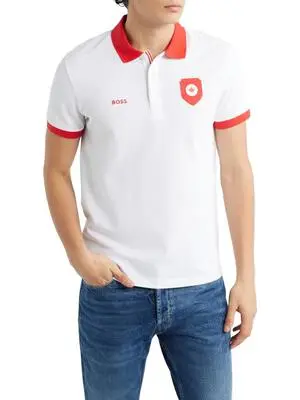 BOSS Lux Paddy Cotton Polo - Ntural