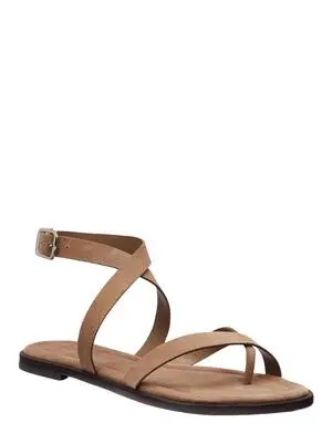 REFORMATION Flat Ankle-strap Sandal - Farro Suede