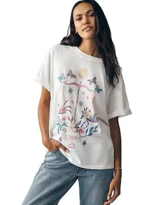 GIRL DANGEROUS Cosmic Zodiac Tee - Libra