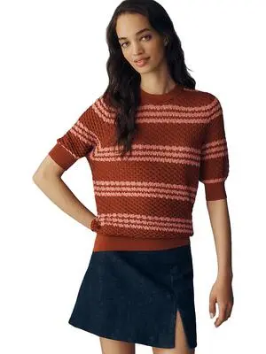 Essentiel Antwerp Essentiel Antwerp Jantasy Sweater Red Stripe