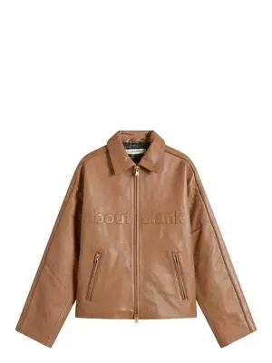 ABOUT:BLANK Leather Jacket - Brown