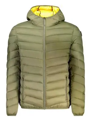 MARINA YATCHING Quilted Zip-up Hooded Jacket - Green