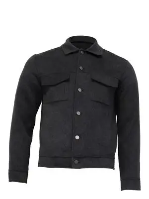 Theory Trucker Jacket - Grey