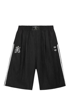 WILLY CHAVARRIA X Adidas Pinstripe Shorts - Black