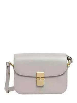 A.p.c. Grace Shoulder Bag Grey