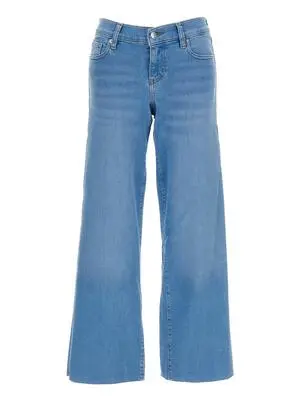 FRAME JEANS LOW RISE LE SLIM PALAZZO Azzurro