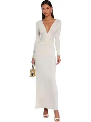 SEROYA Maxi Dress - Eggshell