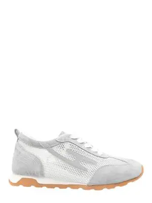 SERGIO MORETTI FIRENZE Mesh Panelled Sneakers - Grey