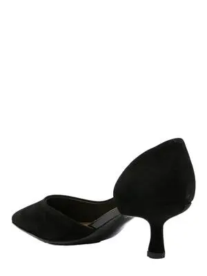 SERGIO MORETTI FIRENZE D'orsay Pointed-toe Pumps - Black