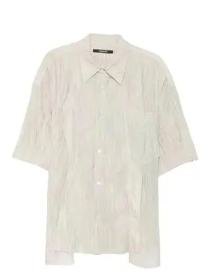SONGZIO SONGZIO Polyptych Crinkled Texture Shirt