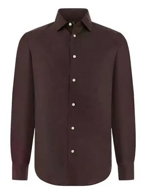 Boggi Milano Long-sleeve Shirt - Brown