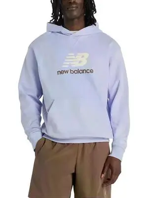 NEW BALANCE Logo-print Hoodie - Purple