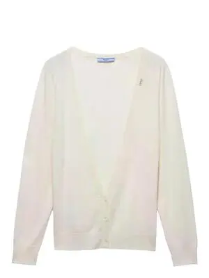Prada Cashmere Cardigan - White