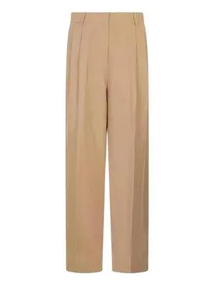 Fabiana Filippi Pleated Straight-leg Trousers - Neutrals