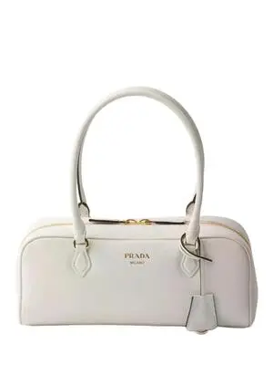 Prada Leather Top-handle Bag - White