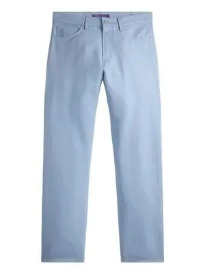 Ralph Lauren Straight Fit Cotton-linen Jean - Winward Blue
