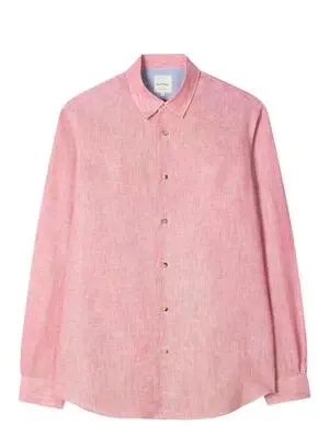 Paul Smith Full-sleeve Linen Shirt - Pink