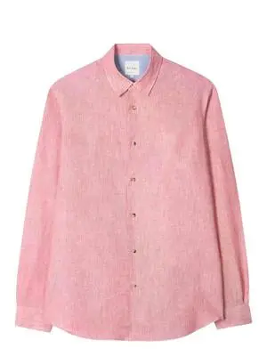 Paul Smith Full-sleeve Linen Shirt - Pink