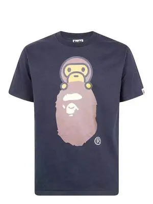 A BATHING APE Ape Head Baby Milo T-shirt - Blue