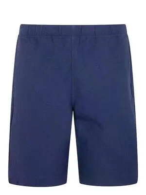 Paul Smith Logo-patch Seersucker Shorts - Blue