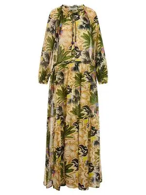 Anjuna Caterina Floral-print Dress - Neutrals