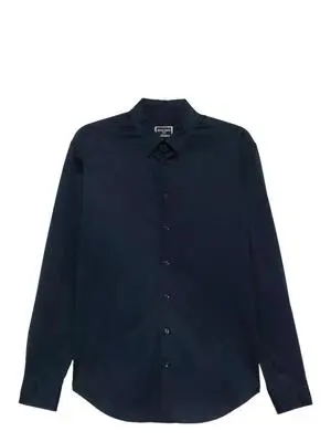 Giorgio Armani Icon Long-sleeve Shirt - Blue