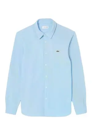 Lacoste Logo-patch Piqué Shirt - Blue