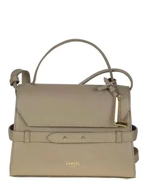 LANCEL Leather Tote Bag - Neutrals