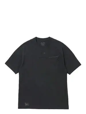 Oakley Fgl Union Zip-pocket Panelled T-shirt - Black
