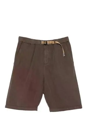 WHITE SAND Elasticated-waistband Shorts - Brown
