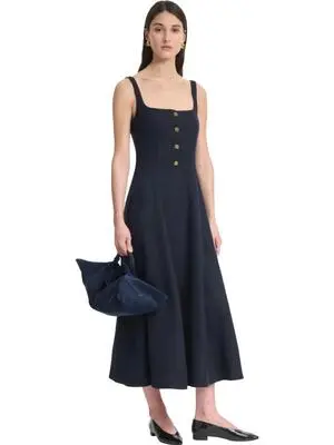 Altuzarra Orrie Midi Dress - Blue