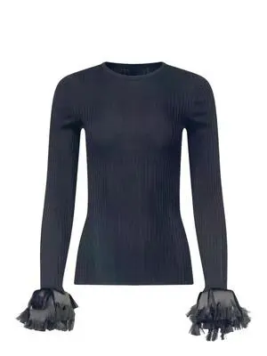 FFORME Nova Fringe-trimmed Sweater - Black