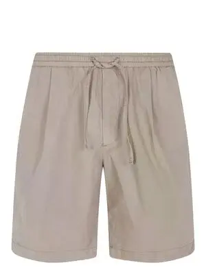 MICHAEL COAL Drawstring-waist Track Shorts - Neutrals