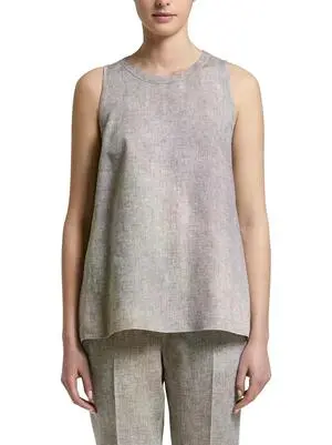 Peserico Cut-out Tie-fastening Top - Neutrals