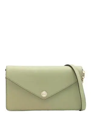 Michael Kors Jet Set Leather Crossbody Bag - Green