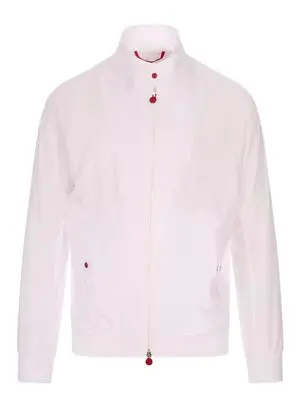 Kiton Zip-up High-neck Jacket - White