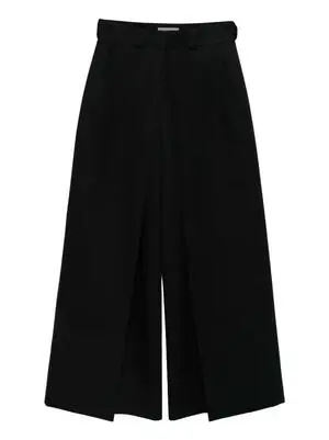 Balenciaga Inverted-pleat Trousers - Black