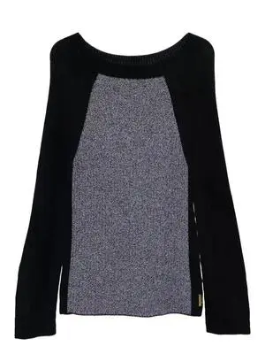 Giorgio Armani 1990s Crew-neck Sweater - Black