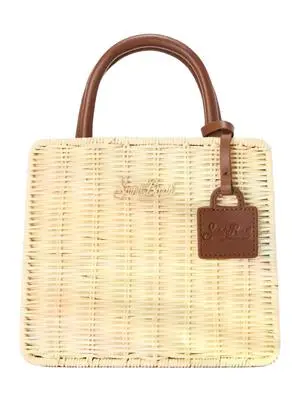 MC2 SAINT BARTH Woven Mini Bag - Neutrals