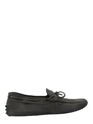 TOD'S Gommino Suede Loafers Grey