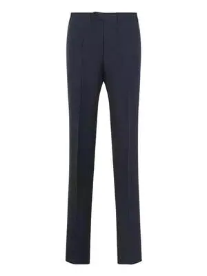 Canali Pleated Trousers - Blue