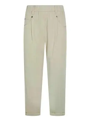 Brunello Cucinelli Tapered Trousers - Neutrals
