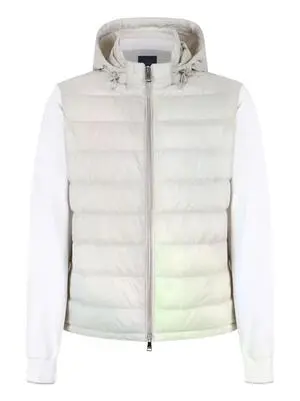 Paul & Shark Quilted Hooded Jacket - Neutrals
