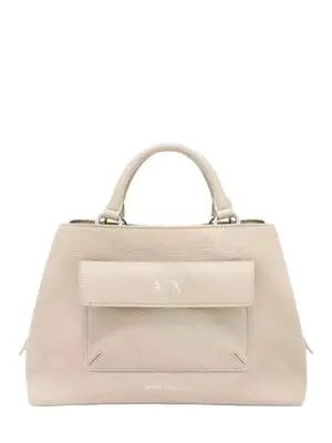 Armani Exchange Logo-detail Cross Body Bag - Neutrals