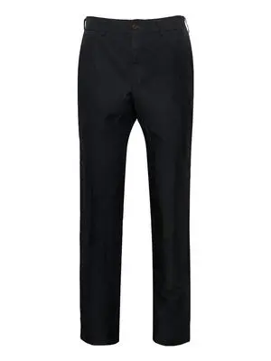 Comme Des Garçons Twill Button Trousers - Blue