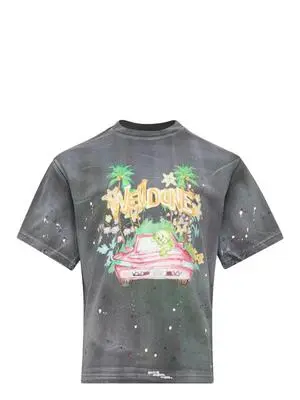 We11Done Dirty Painting T-shirt - Grey