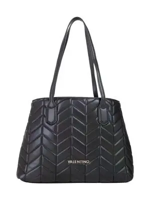 MARIO VALENTINO Chevron-quilted Tote Bag - Black