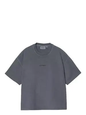 Carhartt Work In Progress Benton Embroidered-logo T-shirt - Grey