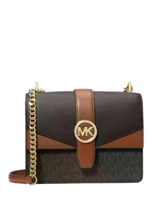 Michael Kors Greenwich Cross Body Bag - Brown