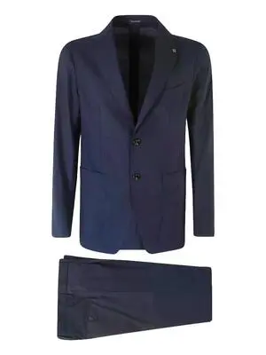 Tagliatore Dakar Single-breasted Suit - Blue